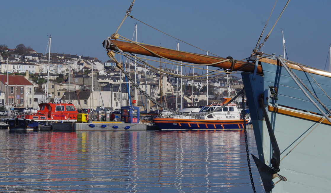 Welcome to Falmouth Harbour in Cornwall - UK's Atlantic Gateway.