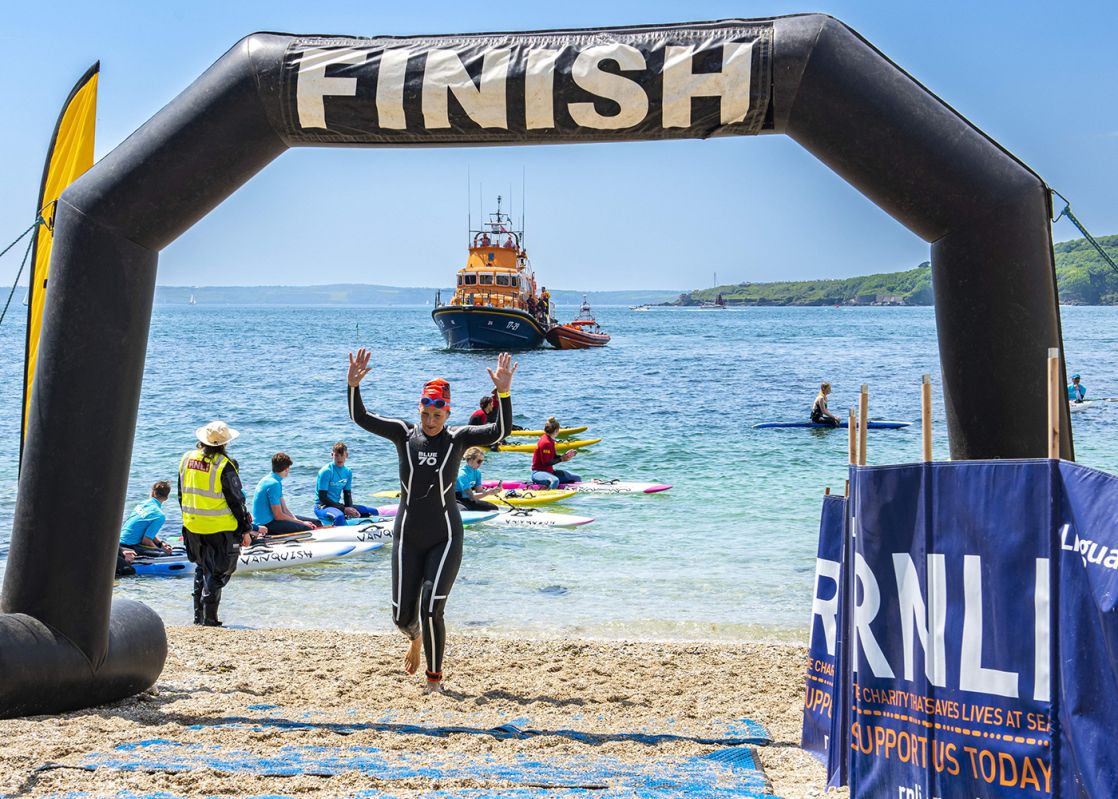 RNLI Castle to Castle Swim - Falmouth Harbour, Cornwall